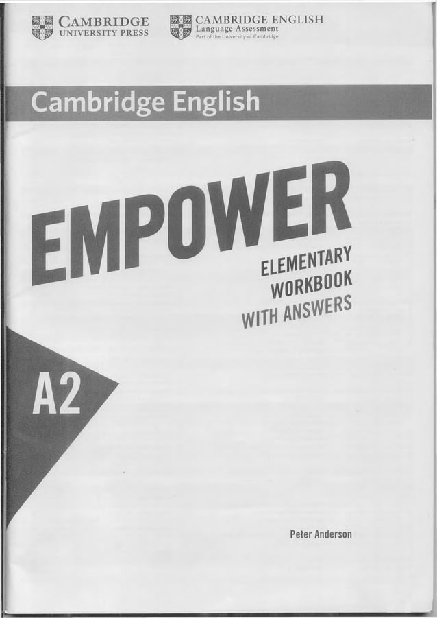 Empower a2 elementary_workbook_with_answers | PDF