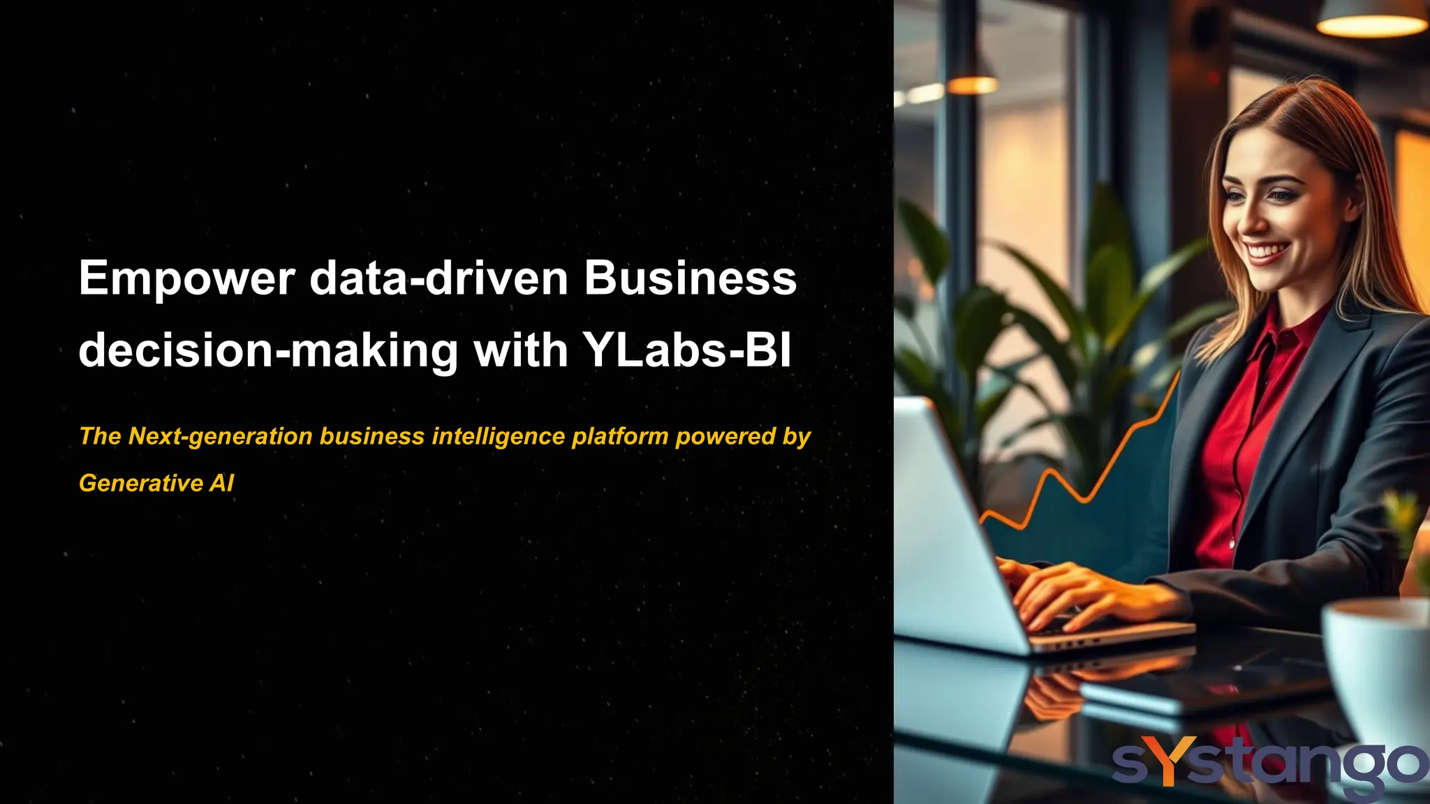 Gen AI-Powered Business Intelligence Platform | YLabs-BI by Systango | PPTX