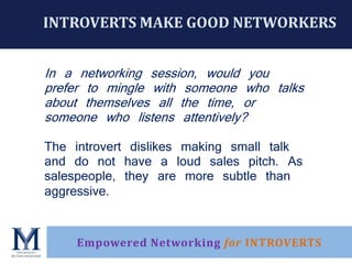 Empowered Networking for Introverts | PPT