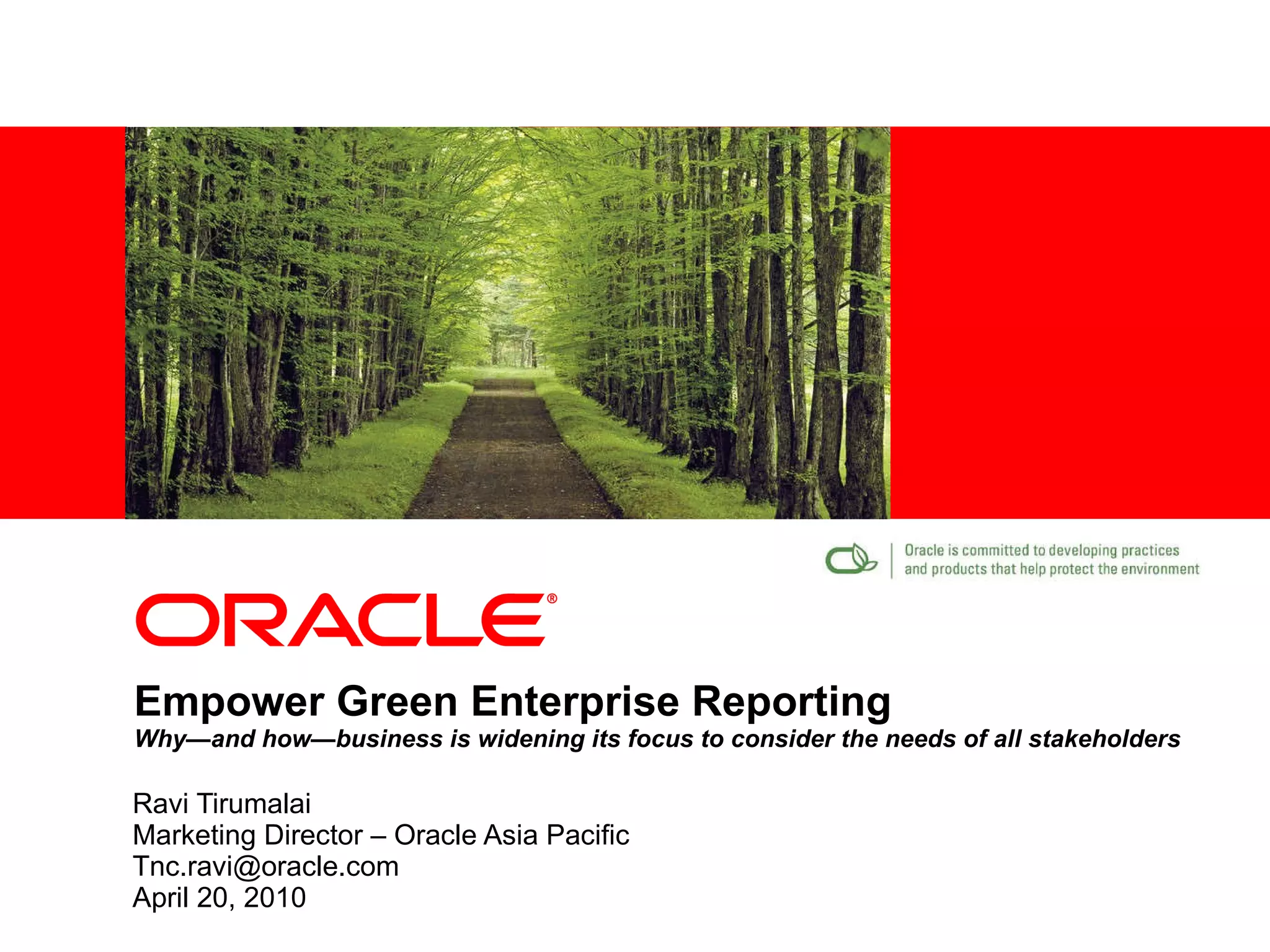 Empower greenreportingfinal | PPT