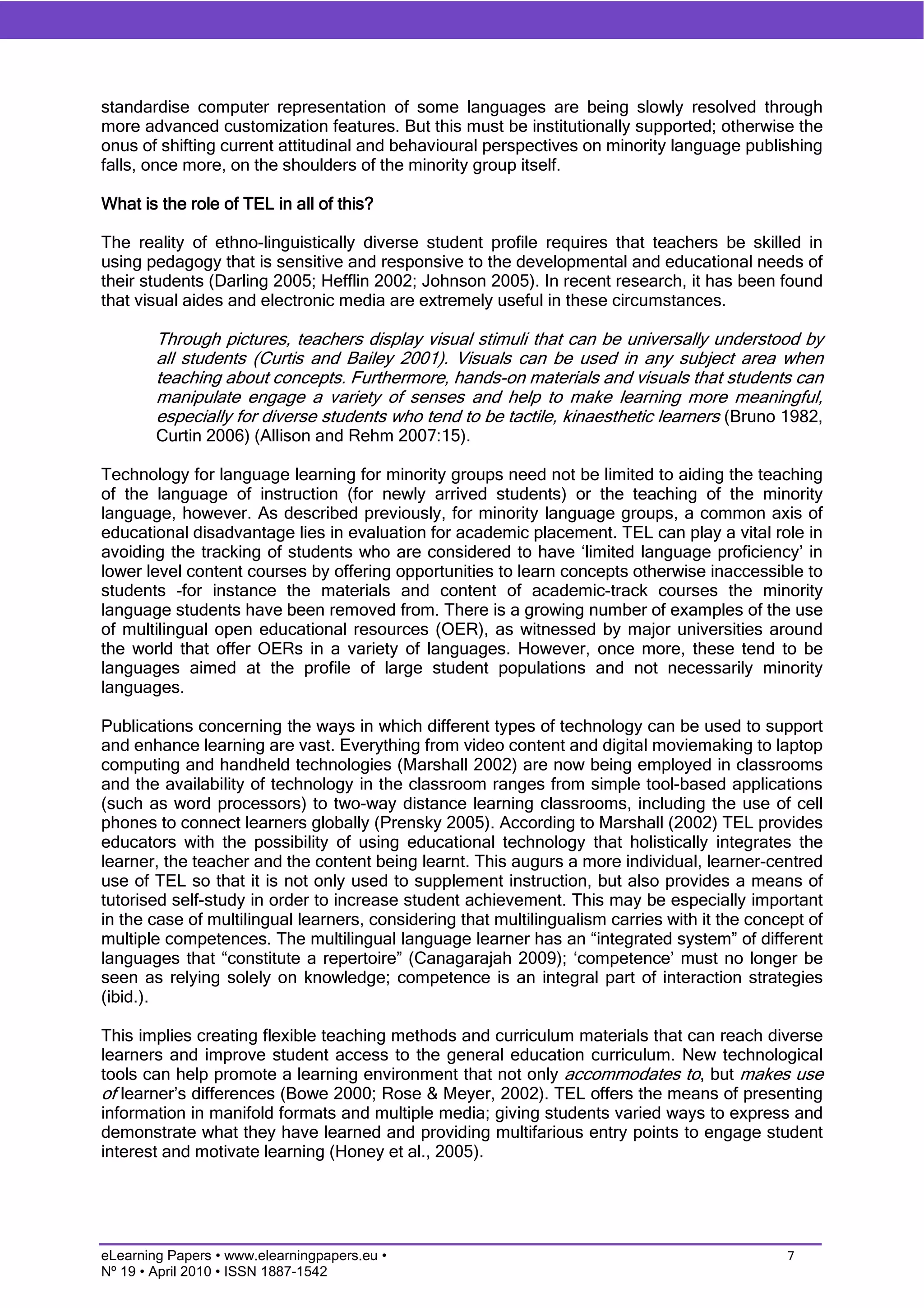 Empowering Language Minorities through Technology: Which Way to Go? | PDF