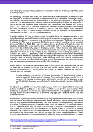 Empowering Language Minorities through Technology: Which Way to Go? | PDF