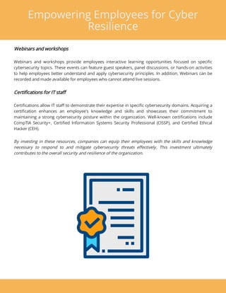 Empowering Employees for Cyber Resilience: A Guide to Strengthening ...