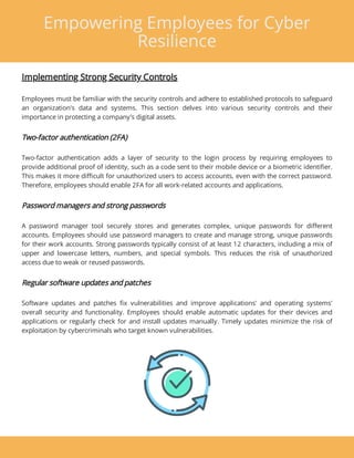 Empowering Employees for Cyber Resilience: A Guide to Strengthening ...