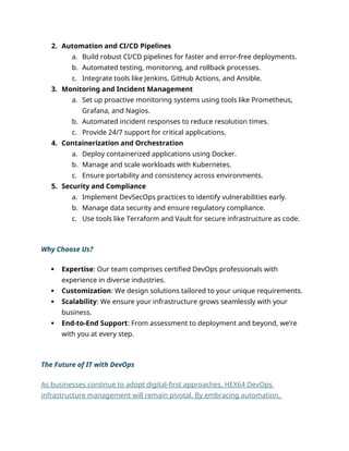 Empowering Agile and Scalable IT Solutions with DevOps Infrastructure Management Services at ...