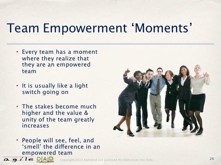 Empowering Agile Teams Empowering Agile Teams