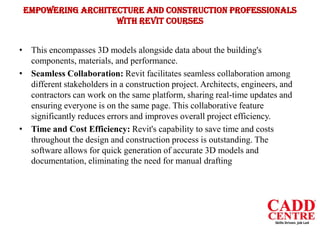 Empowering Architecture and Construction Professionals with Revit ...
