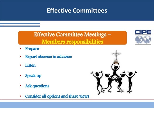 Empowering board and effective committees