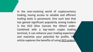 OCO Orders | PPT
