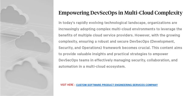 Empowering DevSecOps in Multi-Cloud Complexity | PPTX