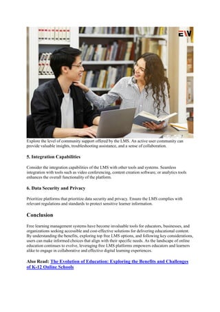 7 Best Free Learning Management Systems | Enterprise Wired | PDF | Web Development | Internet