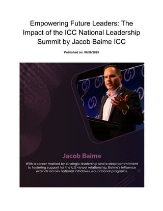 Empowering Future Leaders_ The Impact of the ICC National Leadership ...