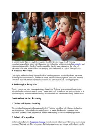 Vocational Training: Definition, Challenges and Opportunities ...