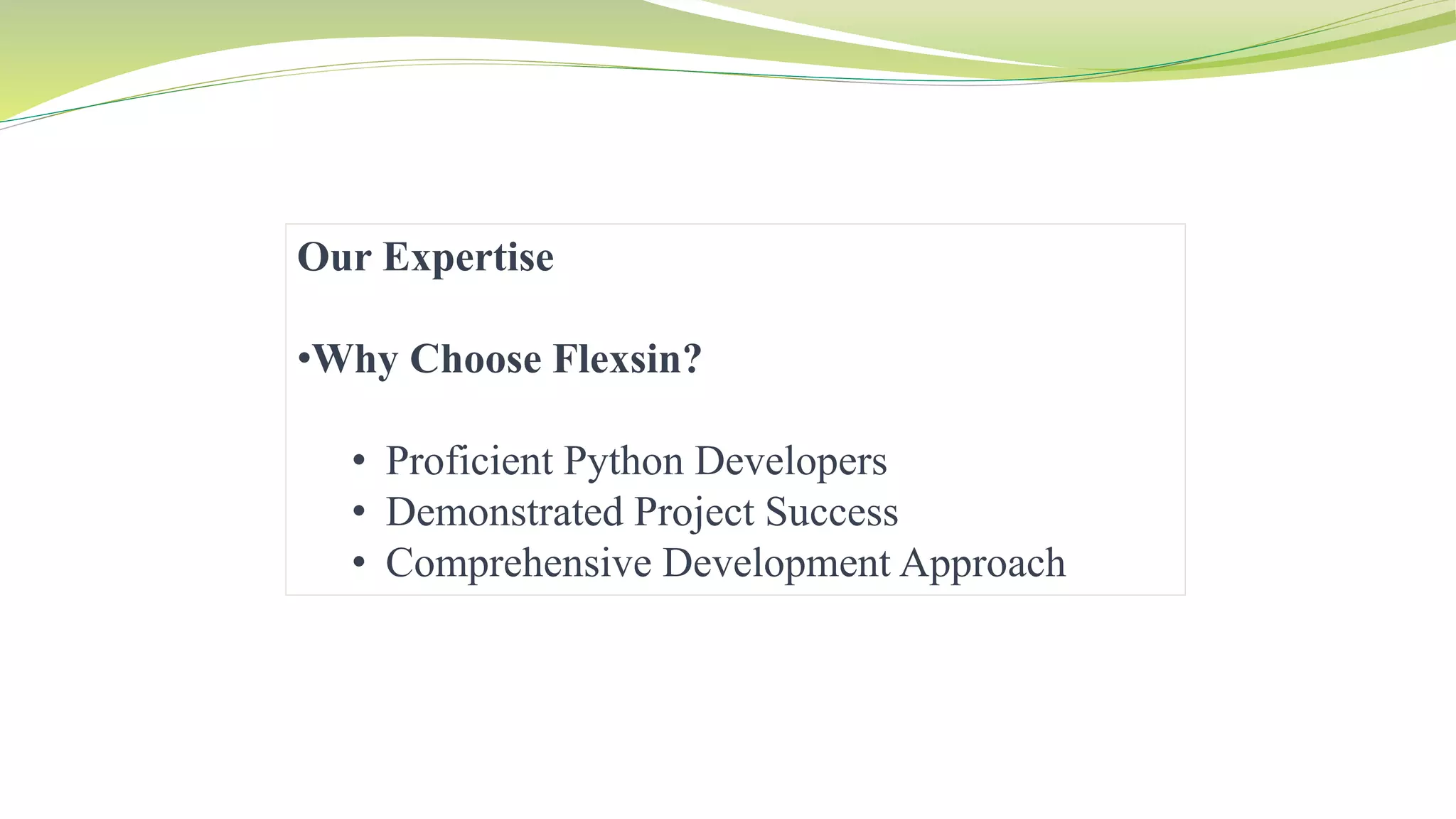 Empowering Growth Through Custom Python Development Services | PPTX