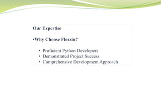 Empowering Growth Through Custom Python Development Services | PPTX