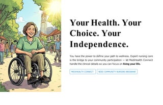 Empowering Independence through NDIS Community Nursing Brisbane | PDF