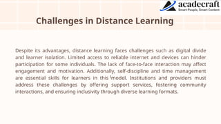 Empowering Learning Beyond Boundaries Distance Learning Solutions.pptx