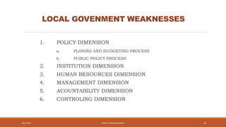 Empowering Local Governance for Development | PDF