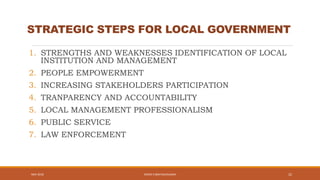 Empowering Local Governance for Development | PDF