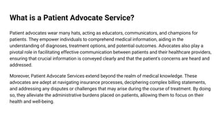 Empowering Patients: Navigating Healthcare with a Patient Advocate ...