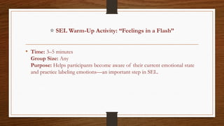 Empowering Teachers on Socio – Emotional Learning (.pptx