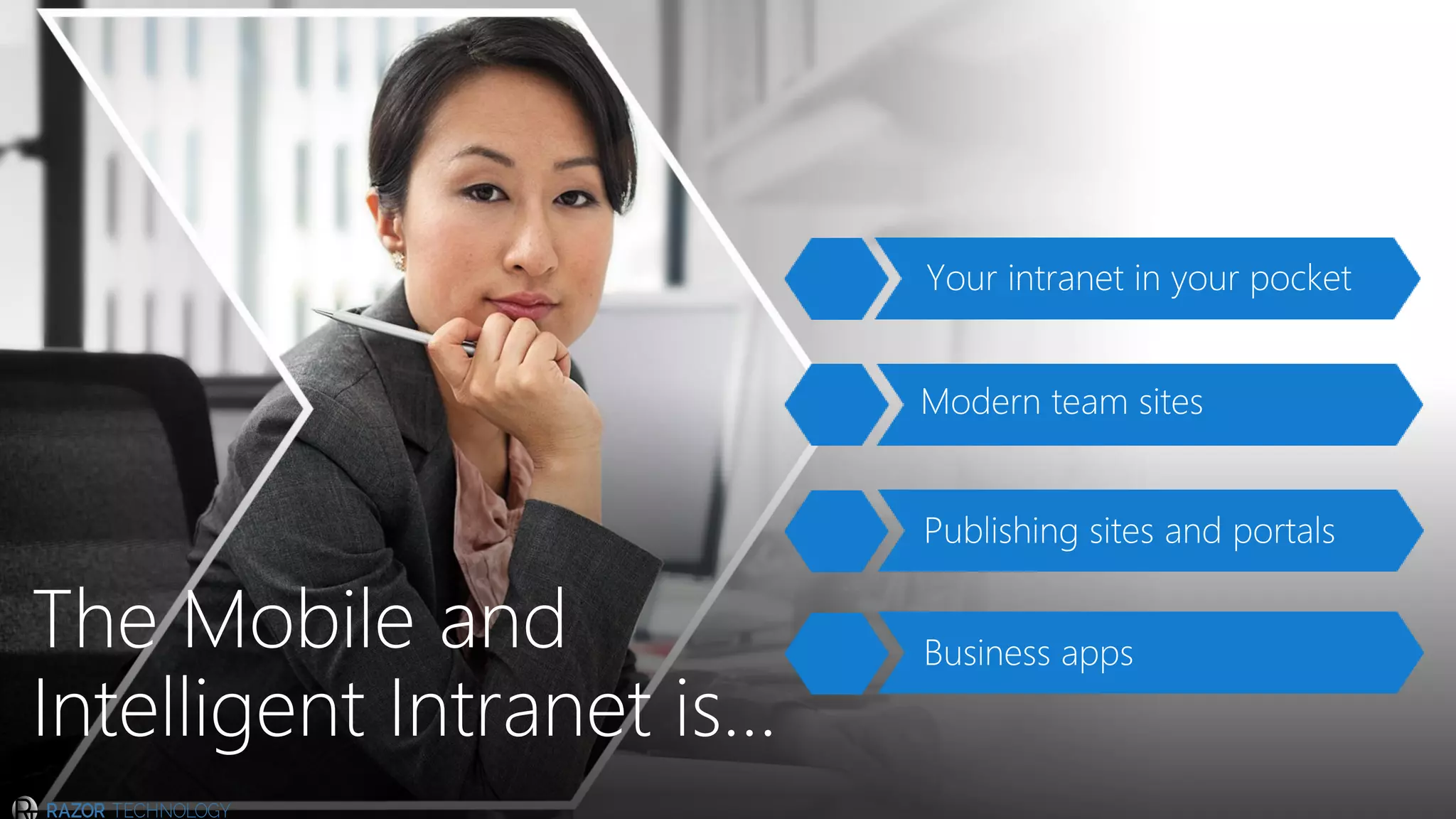 Empowering Teamwork with Mobile and Intelligent Intranet with SharePoint | PPT