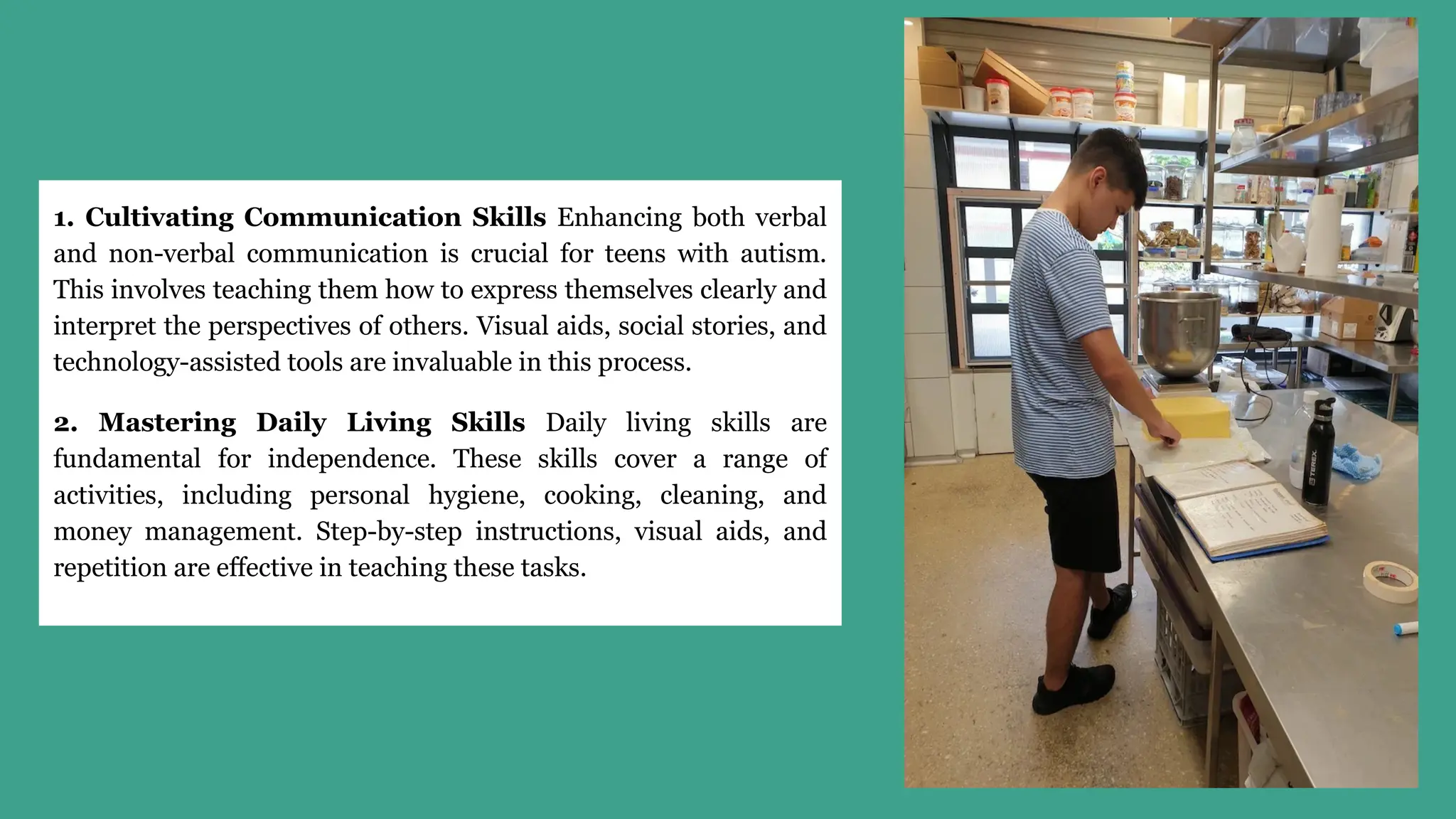 Empowering Teens on the Autism Spectrum: Life Skills Training for ...