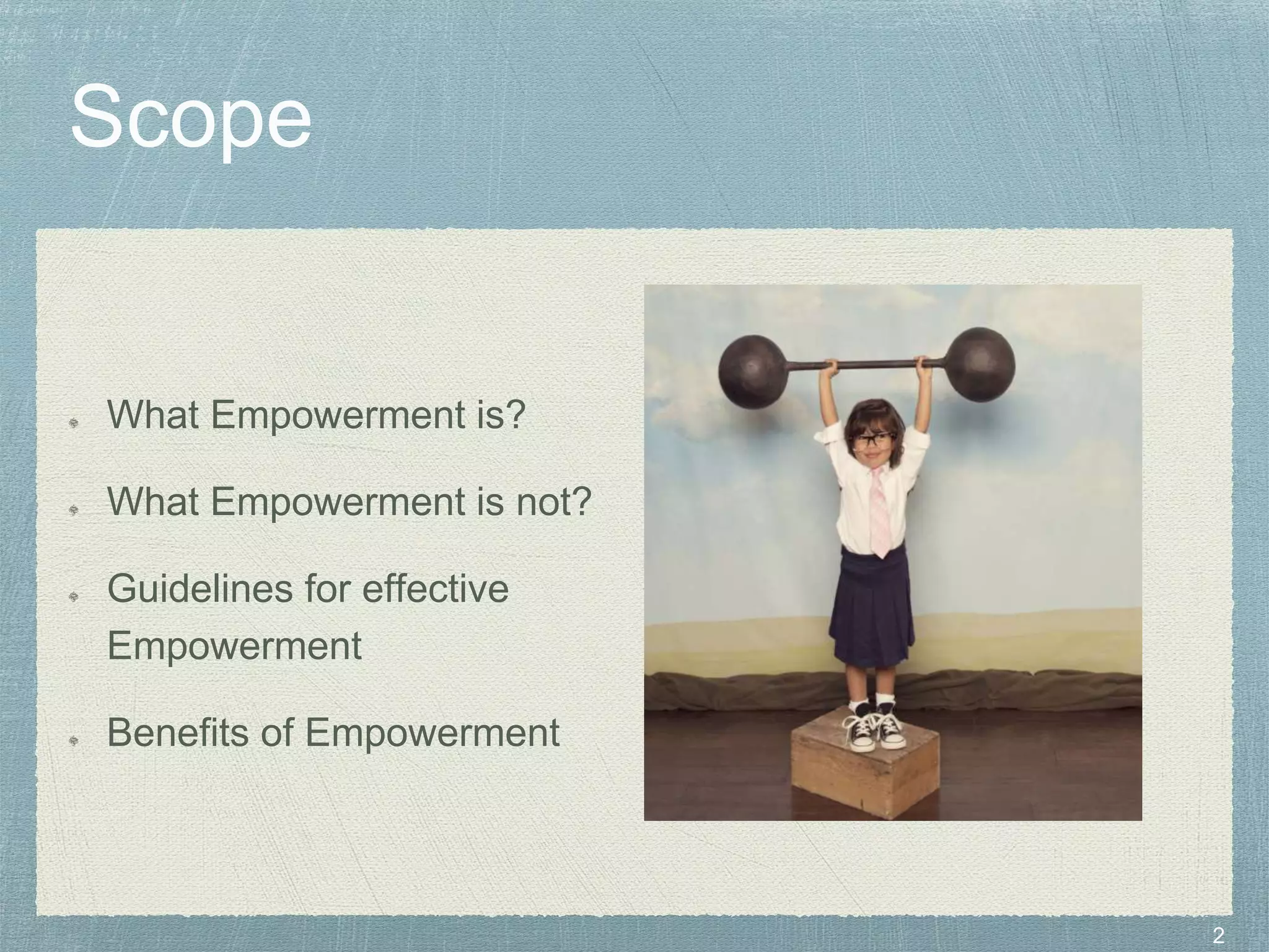 Empowering the employees | PPTX