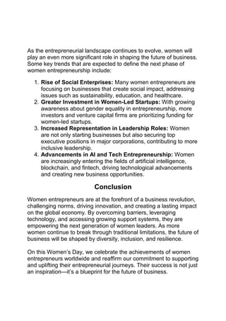 Empowering the Next Generation How Women Entrepreneurs Are Shaping the ...