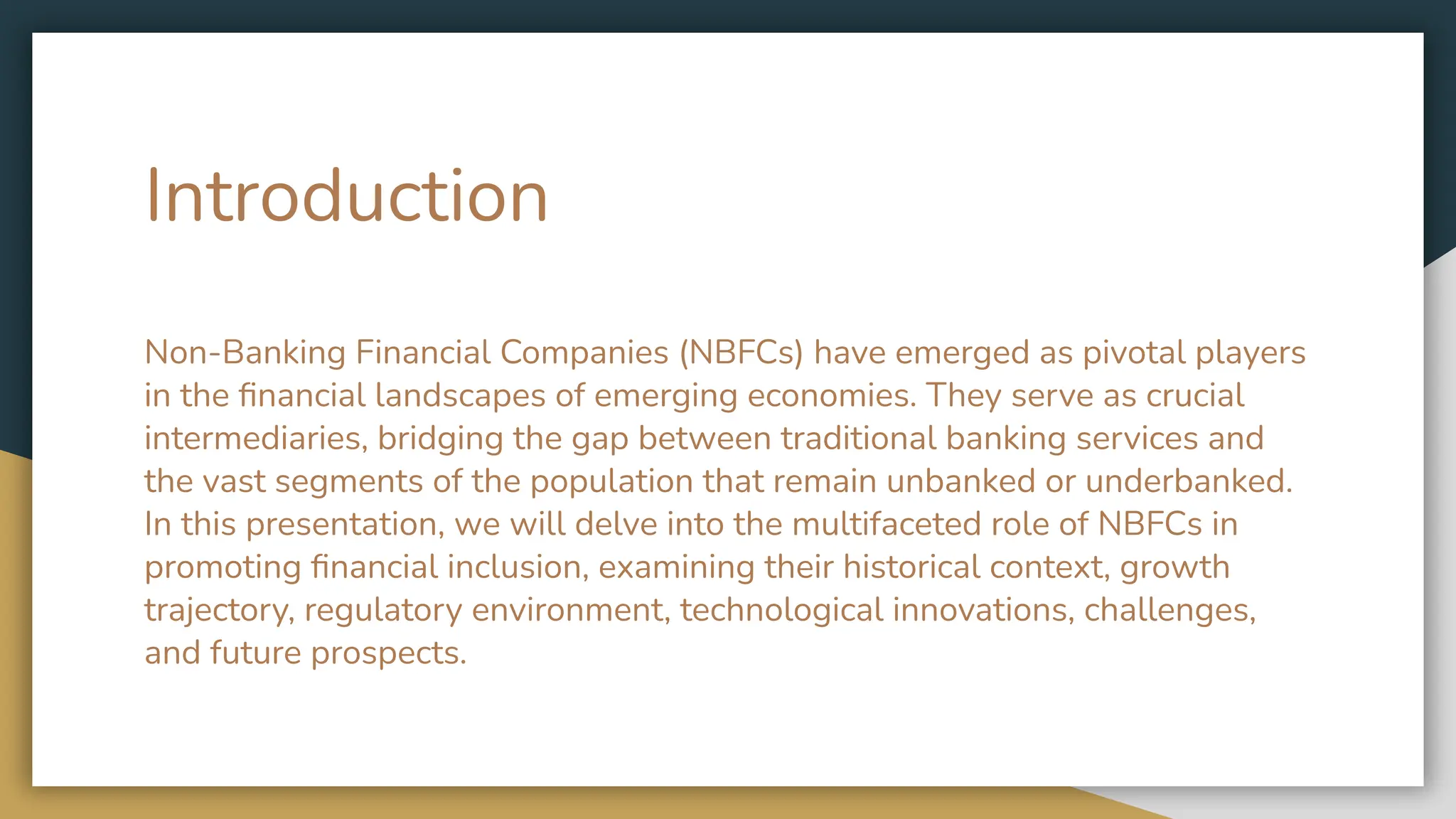 Empowering the Unbanked: The Crucial Role of NBFCs in Driving Financial ...