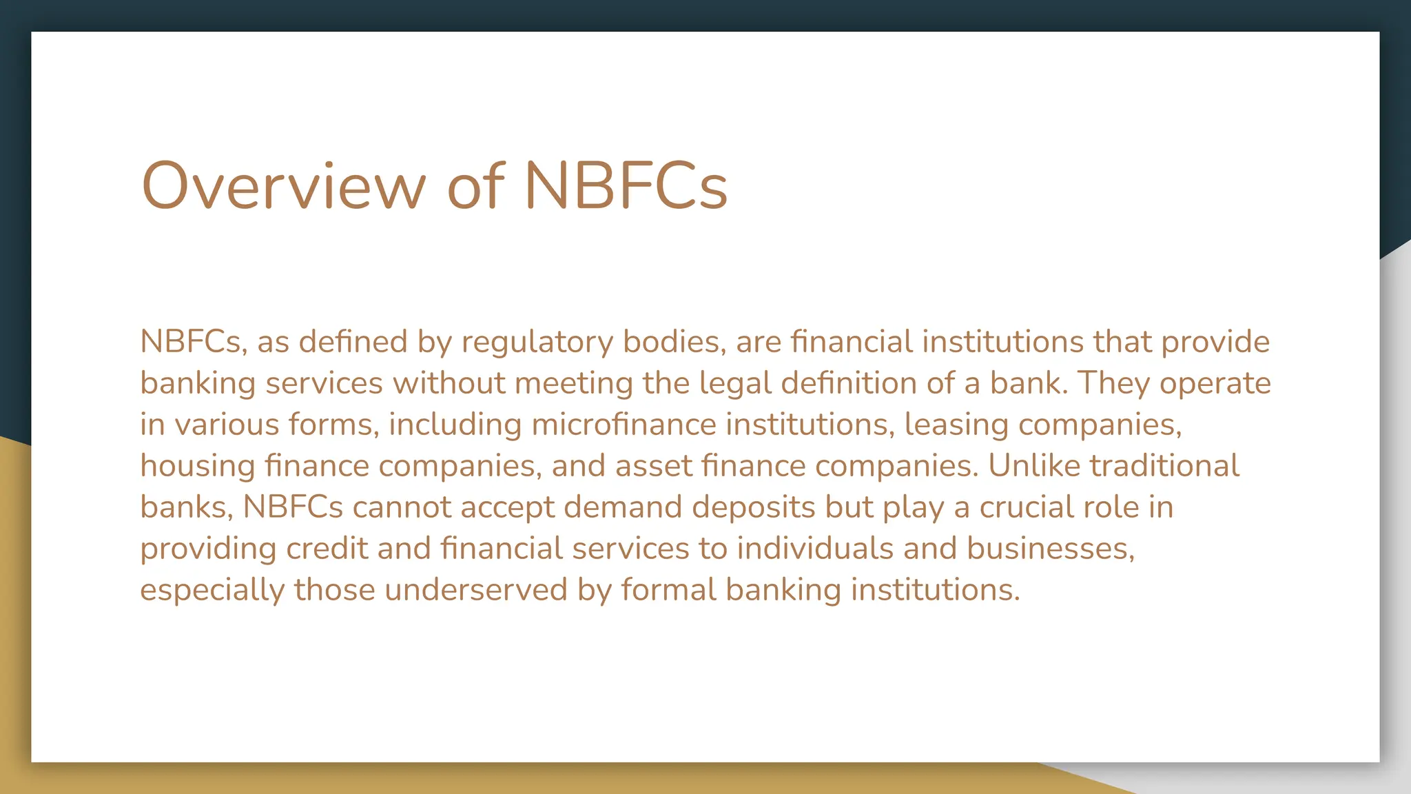 Empowering the Unbanked: The Crucial Role of NBFCs in Driving Financial ...