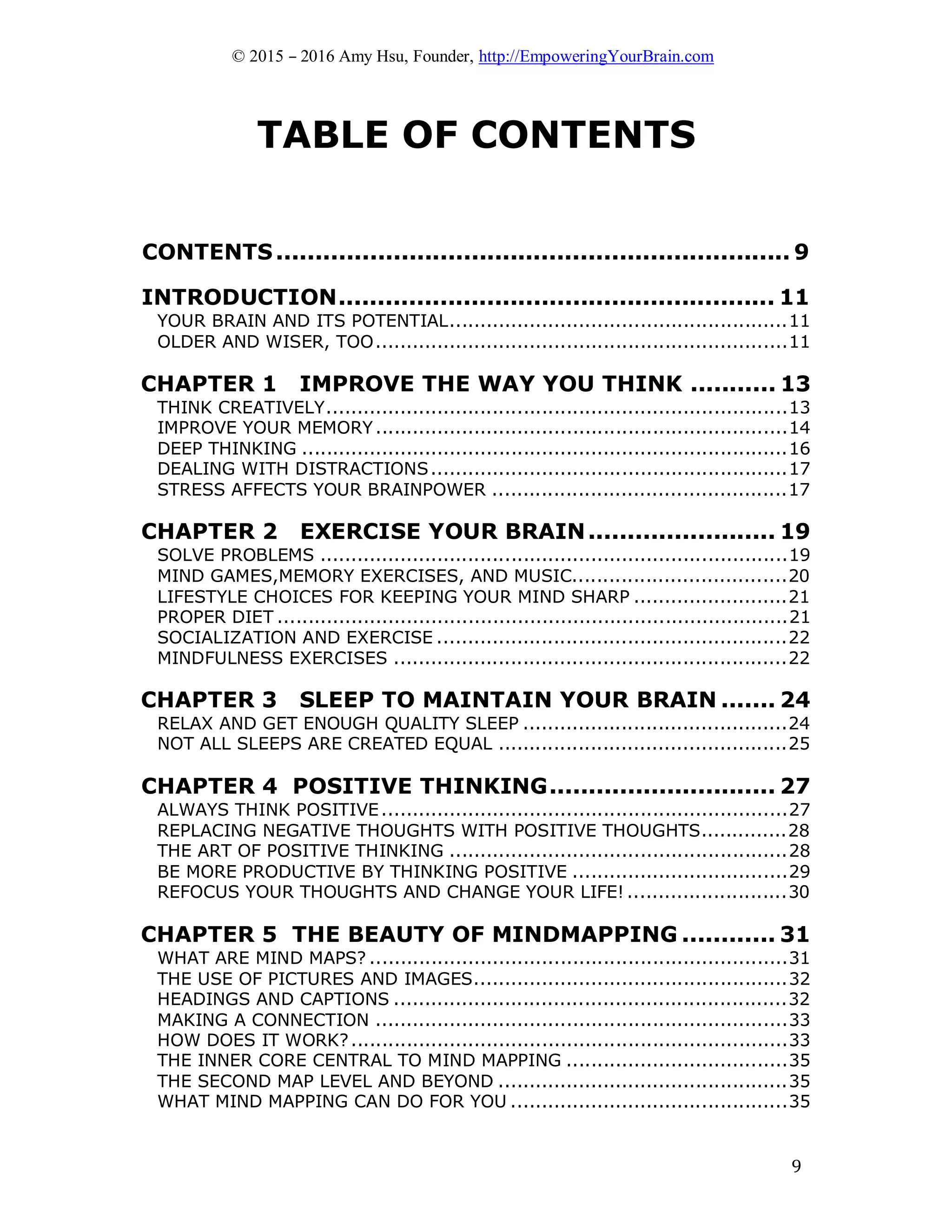 Empowering Your Brain | PDF