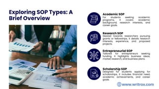 Empowering Your Goals The Effect of a Well-Written SOP | PPT