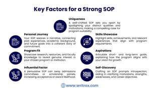 Empowering Your Goals The Effect of a Well-Written SOP | PPT