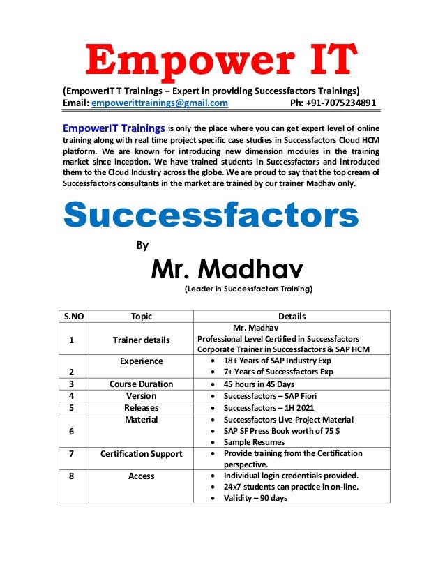 Empower IT Trainings | PDF | Computing | Technology & Computing