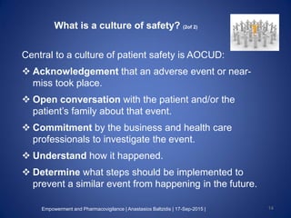 Empowerment and pharmacovigilance | PDF