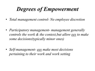 Empowerment | PPTX | Human Resources | Business