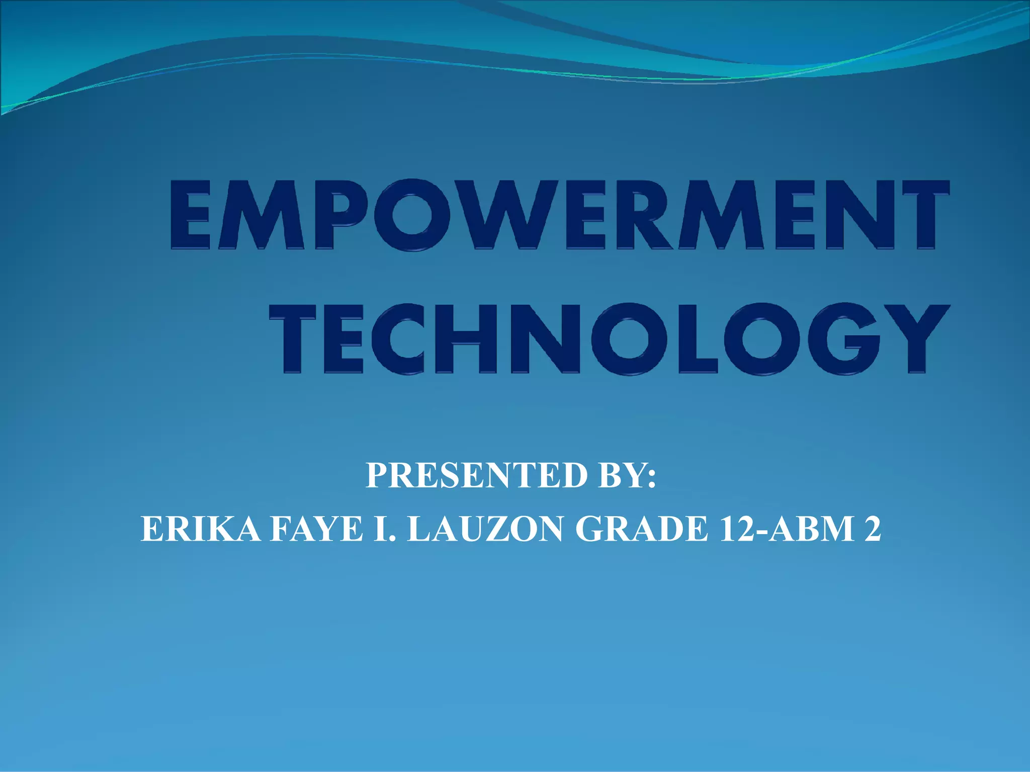 Empowerment technology | PDF