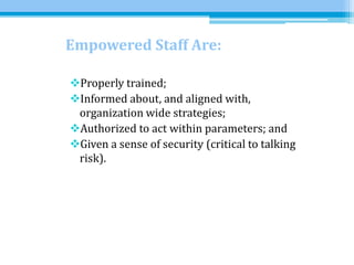 Empowerment decision making and problem solving | PDF