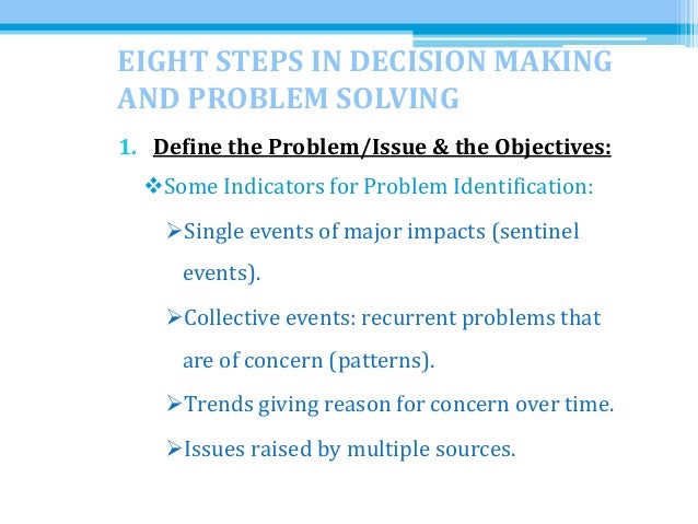 Empowerment decision making and problem solving