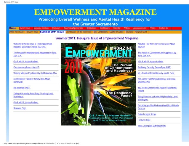 Empowerment Magazine | PPT