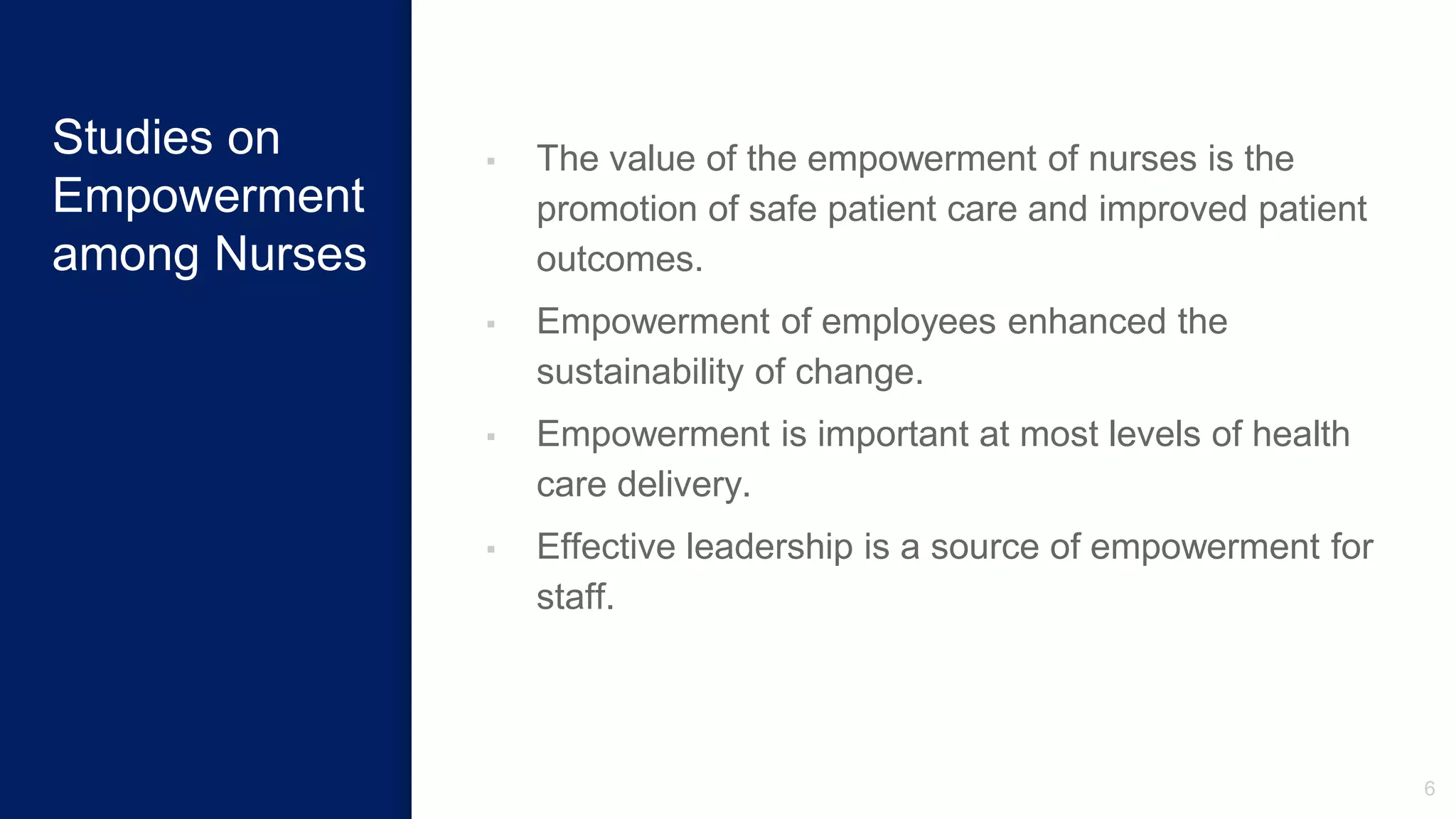 Nurses' Empowerment and Research | PPTX