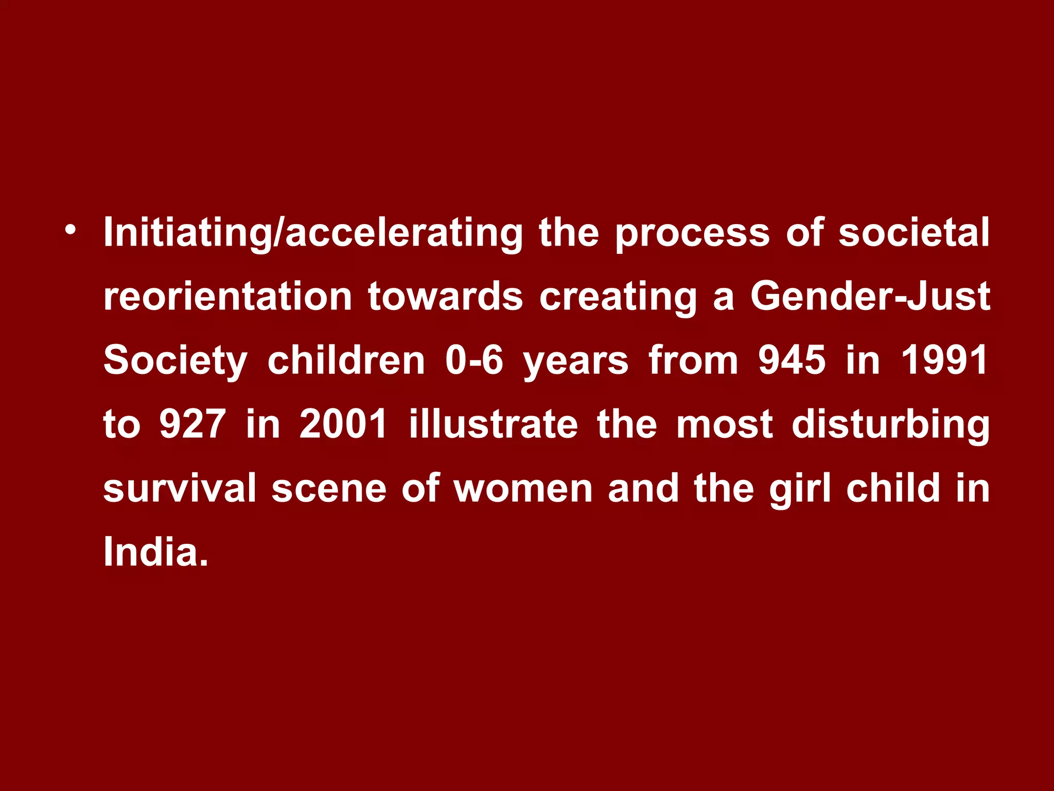 Empowerment Of Women And Gender Issues | PPT