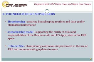 Empowerment Super Users & Super User Groups Slideshare | PPT