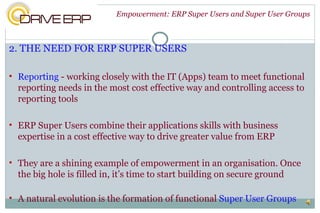 Empowerment Super Users & Super User Groups Slideshare | PPT