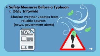 safety Measures Before During and after a typhoon | PDF
