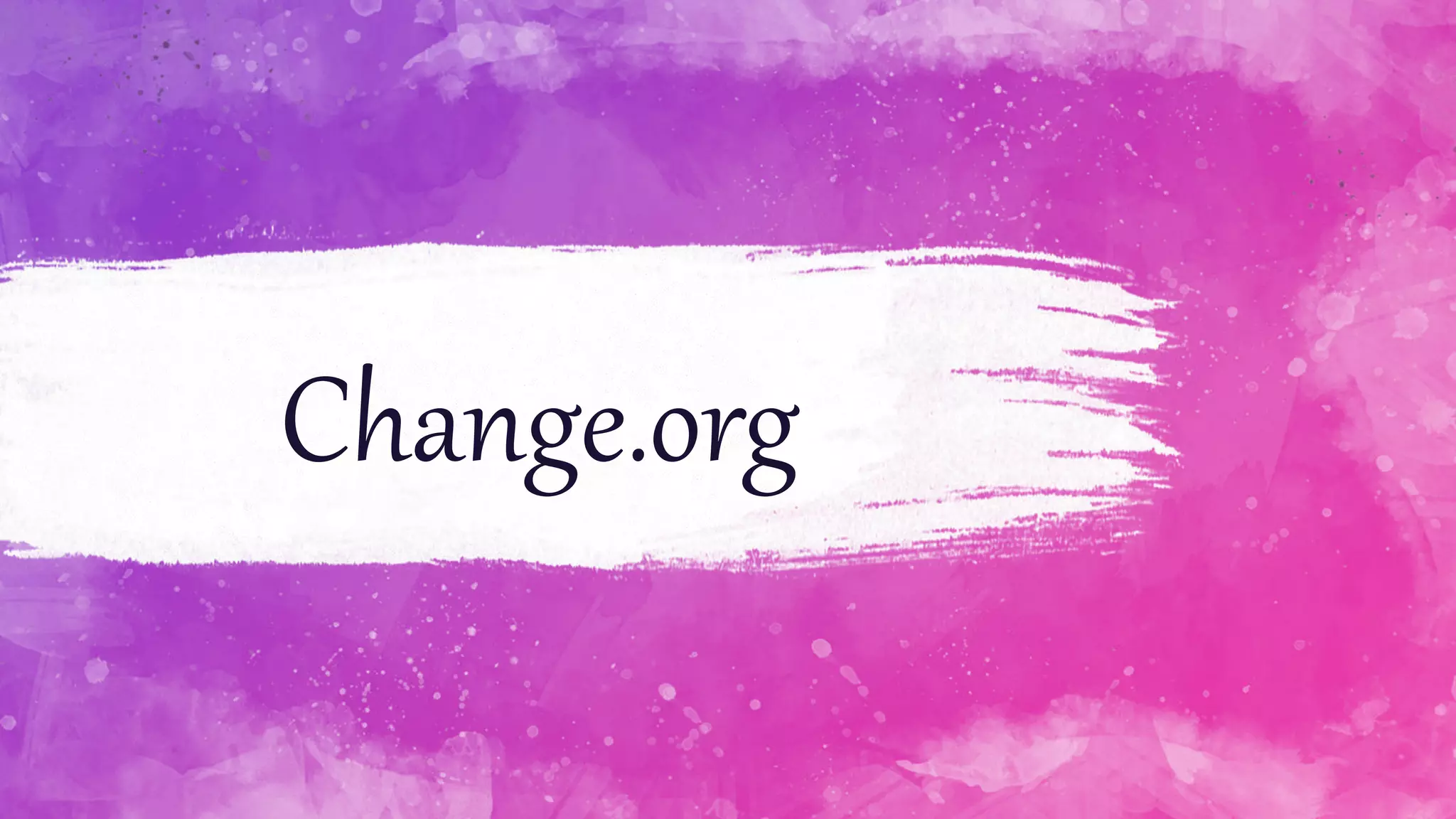 ICT as a Platform for Change | PPTX