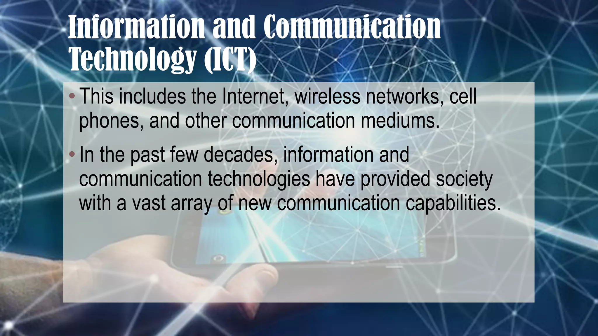 Empowerment Technologies - Introduction and the Nature of ICT | PDF