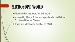 Empowerment Technologies - Microsoft Word | PDF