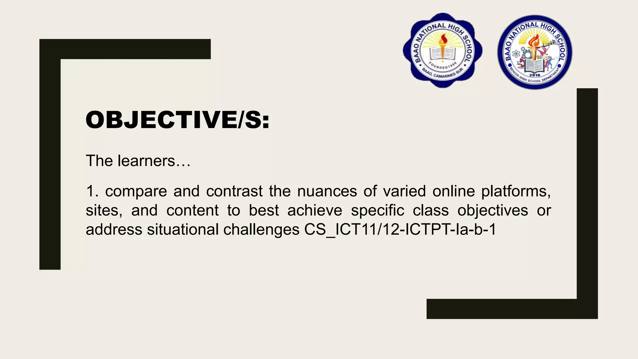 Empowerment Technologies - Module 1 | PDF